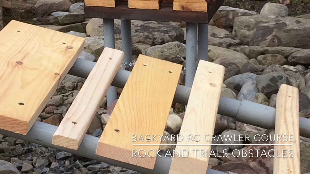 🐸 R.C. backyard crawler course - YouTube