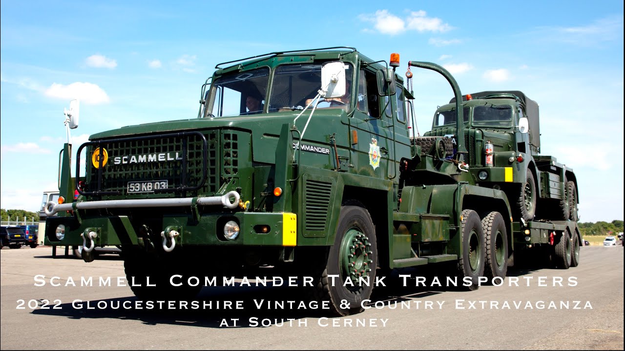 Scammell Commander Tank Transporters at South Cerney - YouTube