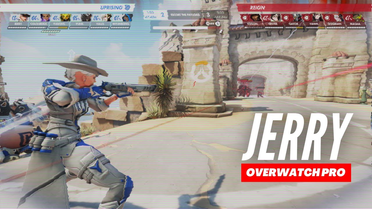 Jerry shows potential (Overwatch League PRO) - YouTube