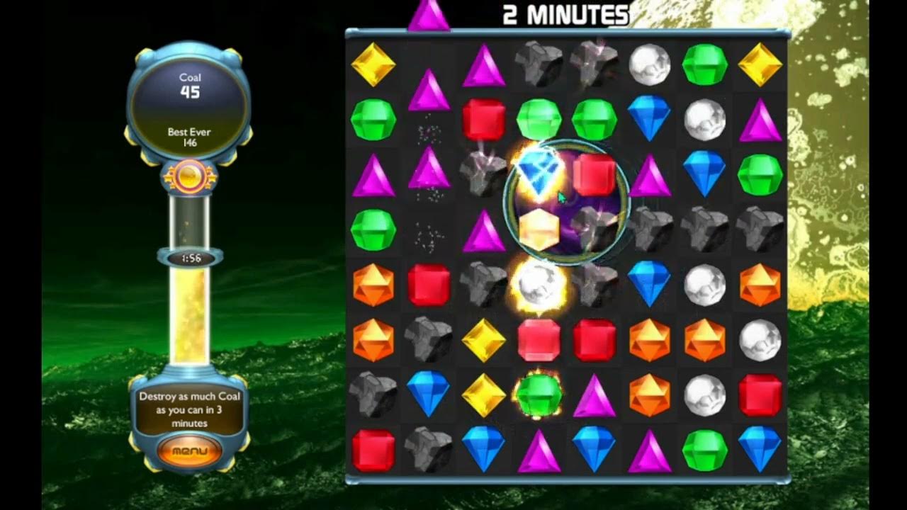 Bejeweled Twist - Coal Mine Eclipse - 147 Coal Gems - YouTube