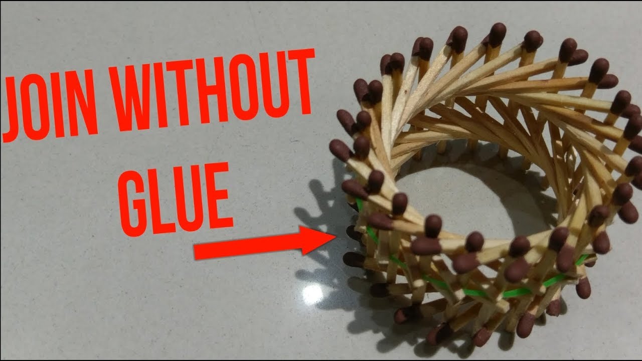 How to join MATCHSTICKS without GLUE || Life Hacks || by EASYWAYZ - YouTube
