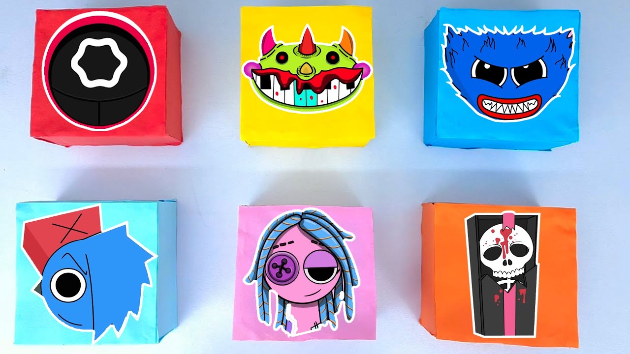 Sprunki Cubes! GUESS which Sprunki character will come out of the cubes ...