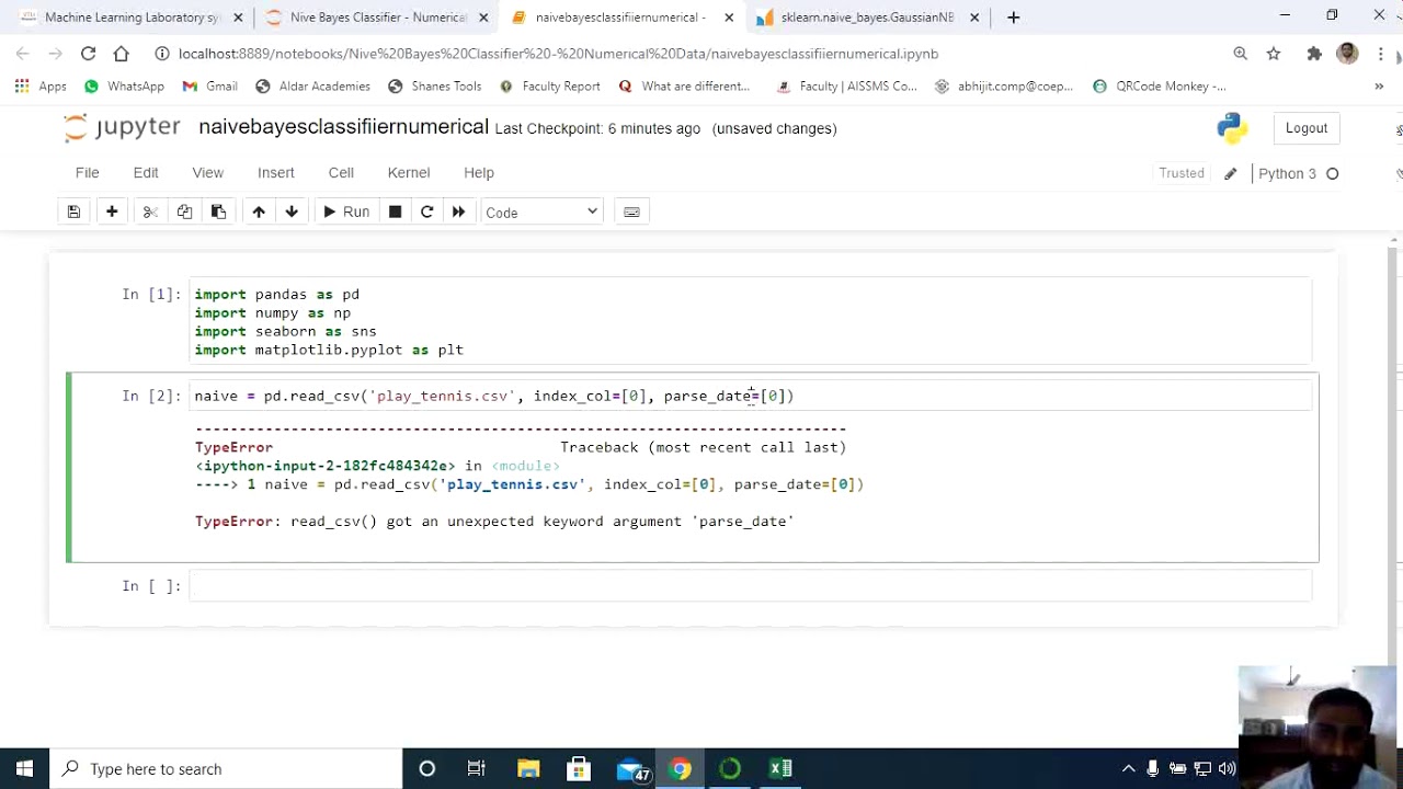 Xerxez Lab Program 5 Naïve Bayesian Classifier For Numerical Data Youtube