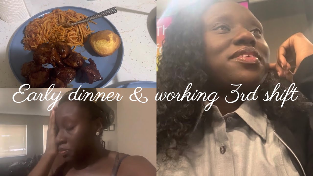 EARLY DINNER | LIVING ROOM DISASTER | WORKING 3rd SHIFT - YouTube