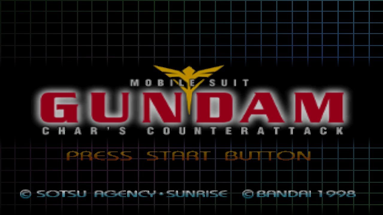 Mobile Suit Gundam: Char's Counterattack — [ Playstation ] — Intro ...