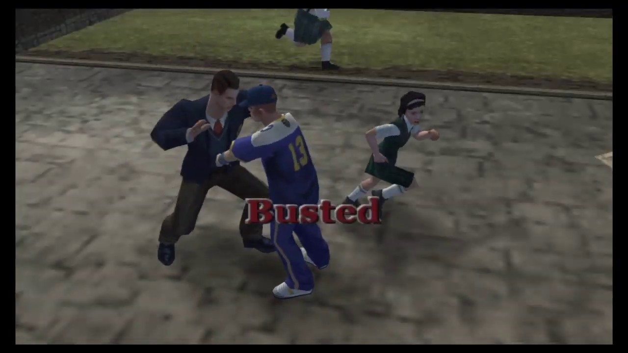 Bully (PS4) - Getting Busted With An Empty Trouble Meter - YouTube