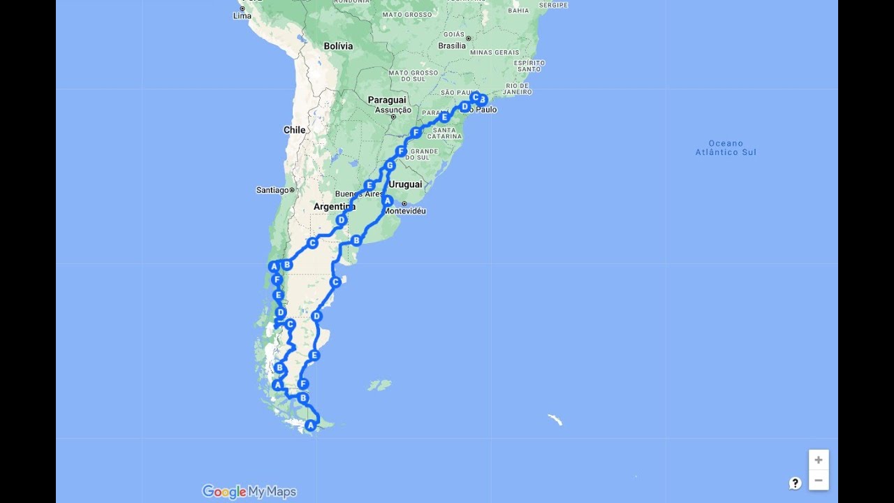 Viagem de Moto Ushuaia Carretera Austral Torres del Paine Rota 40 - YouTube