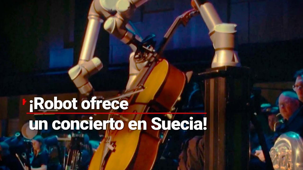 #Asiira | Robot violonchelista se presenta en concierto en Suecia ...