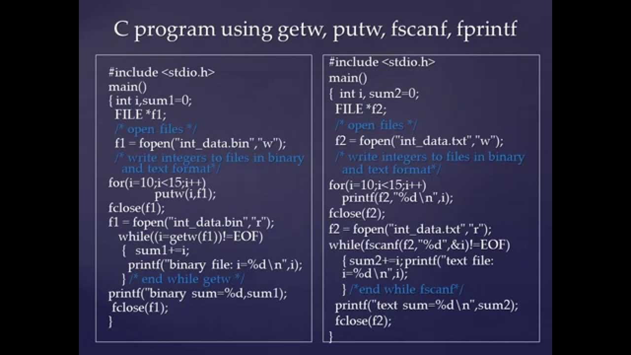 File ManagemenT In C YouTube File ManagemenT In C YouTube