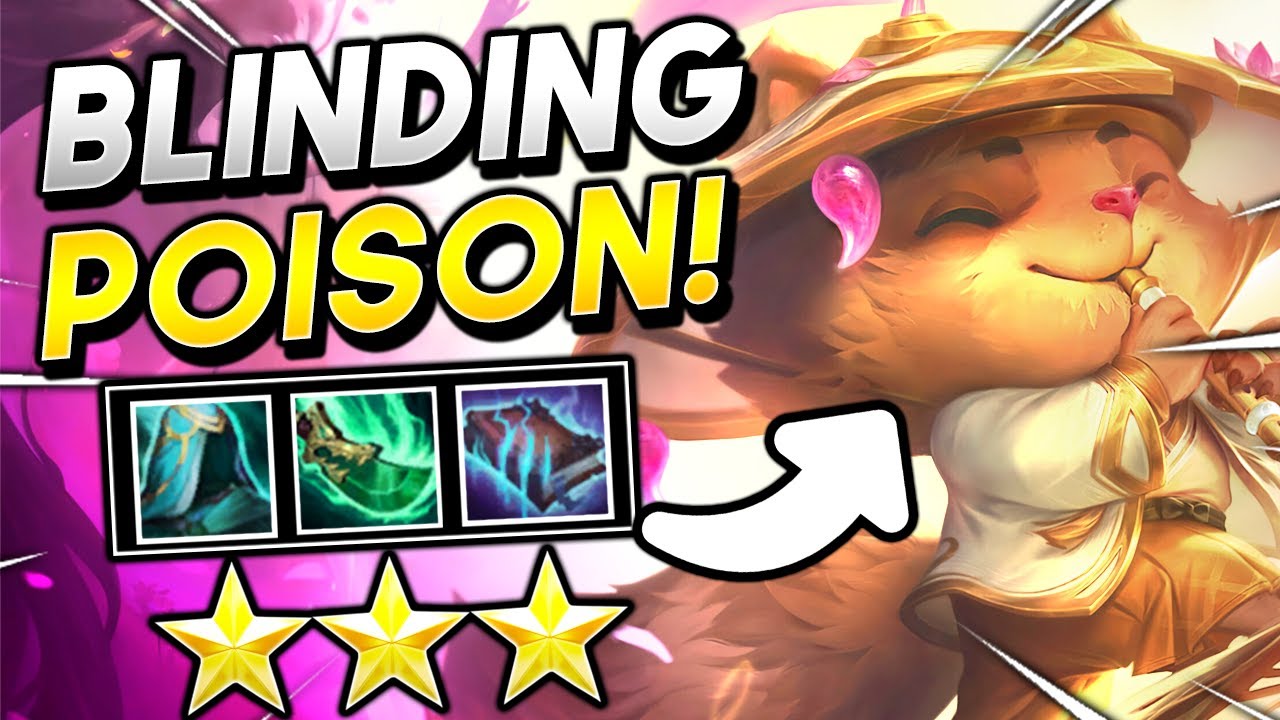 TEEMO ⭐⭐⭐ *BLINDING POISON!* - TFT Teamfight Tactics BEST Strategy ...