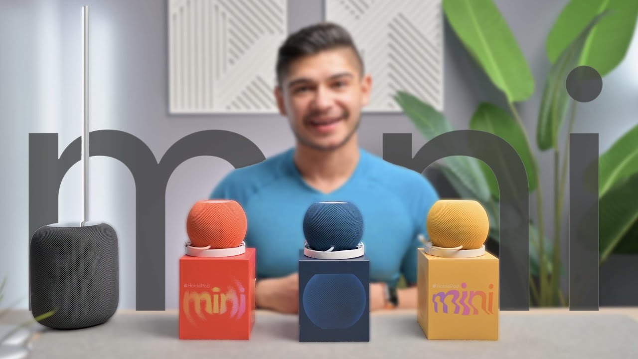 ALL of the NEW HomePod mini(s) COLORS! Unboxing and SETUP (2021) - YouTube