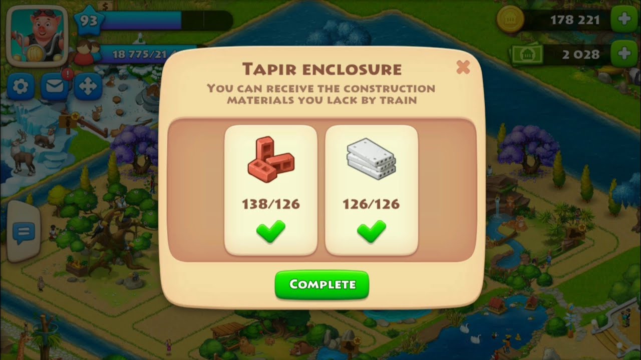 TOWNSHIP ZOO: Tapir Family Completed!! - YouTube