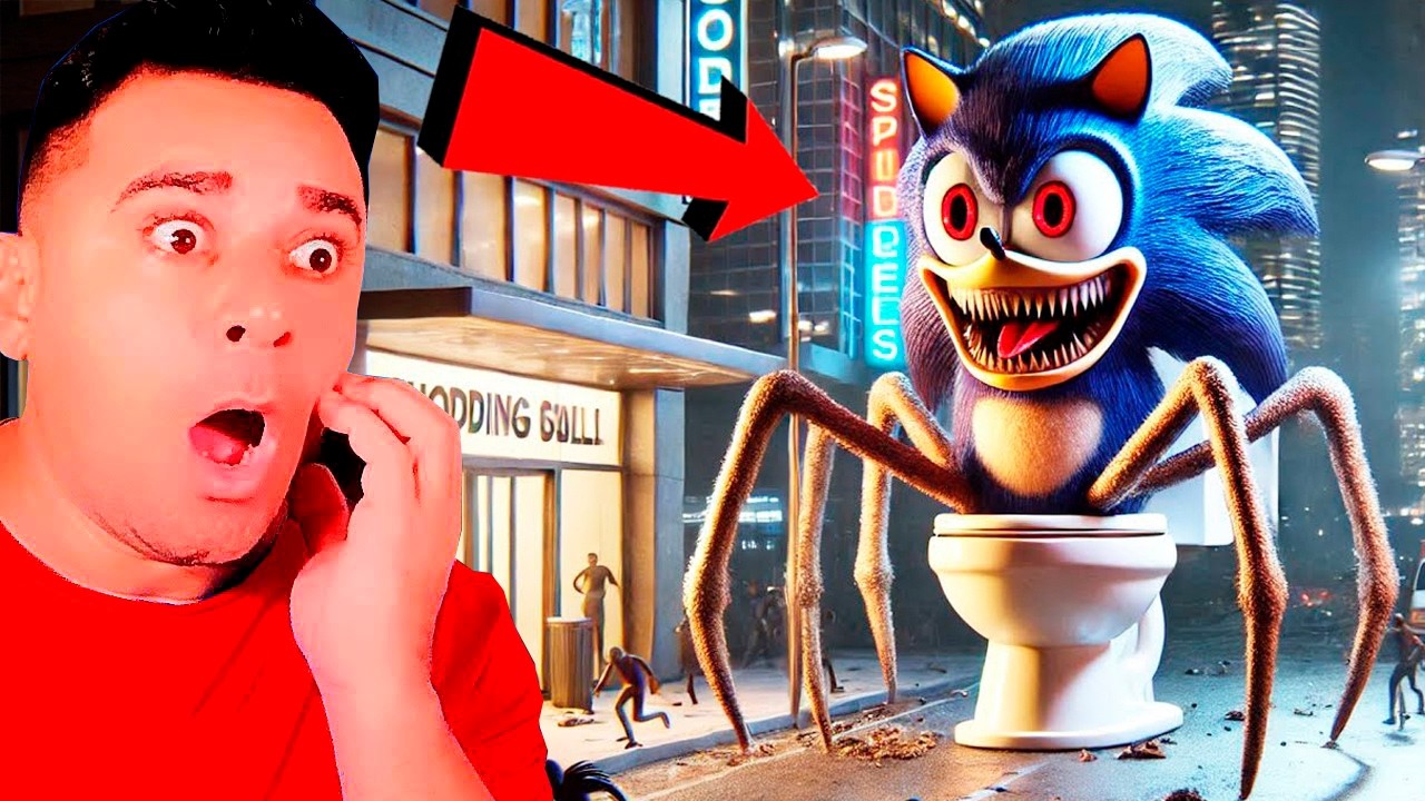 ENCONTREI O SONIC 3 INFECTADO IGUAL SKIBIDI TOILET DESAFIO IMPOSSIVEL ...