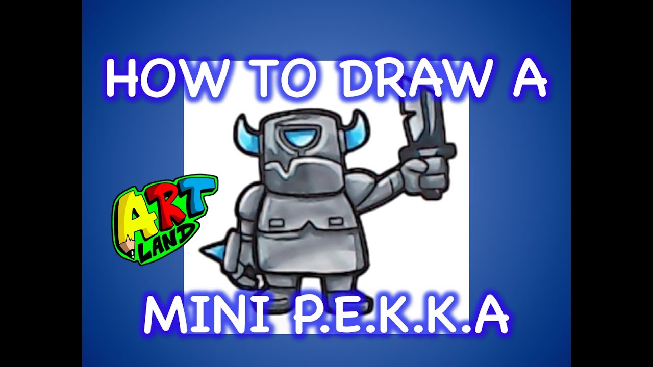 How to Draw MINI P.E.K.K.A. - YouTube