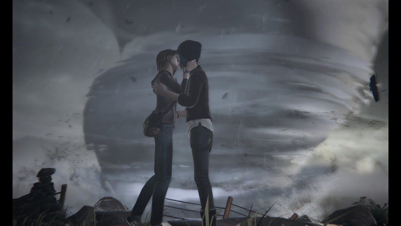 Life Is Strange: Episode 05 Polarized Cliff Max & Chloe kiss - YouTube