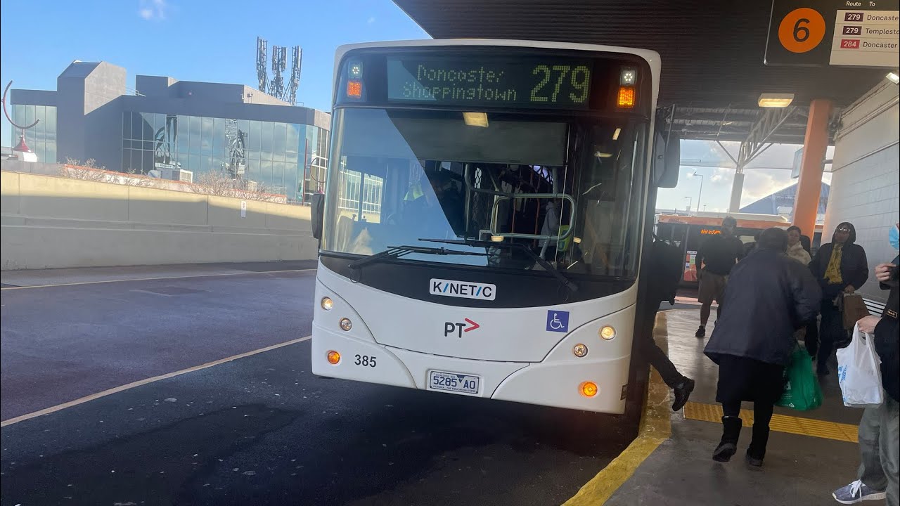 KINETIC North Fitzroy 385 (SCANIA L94UB | Volgren CR227L) On Route 279 ...