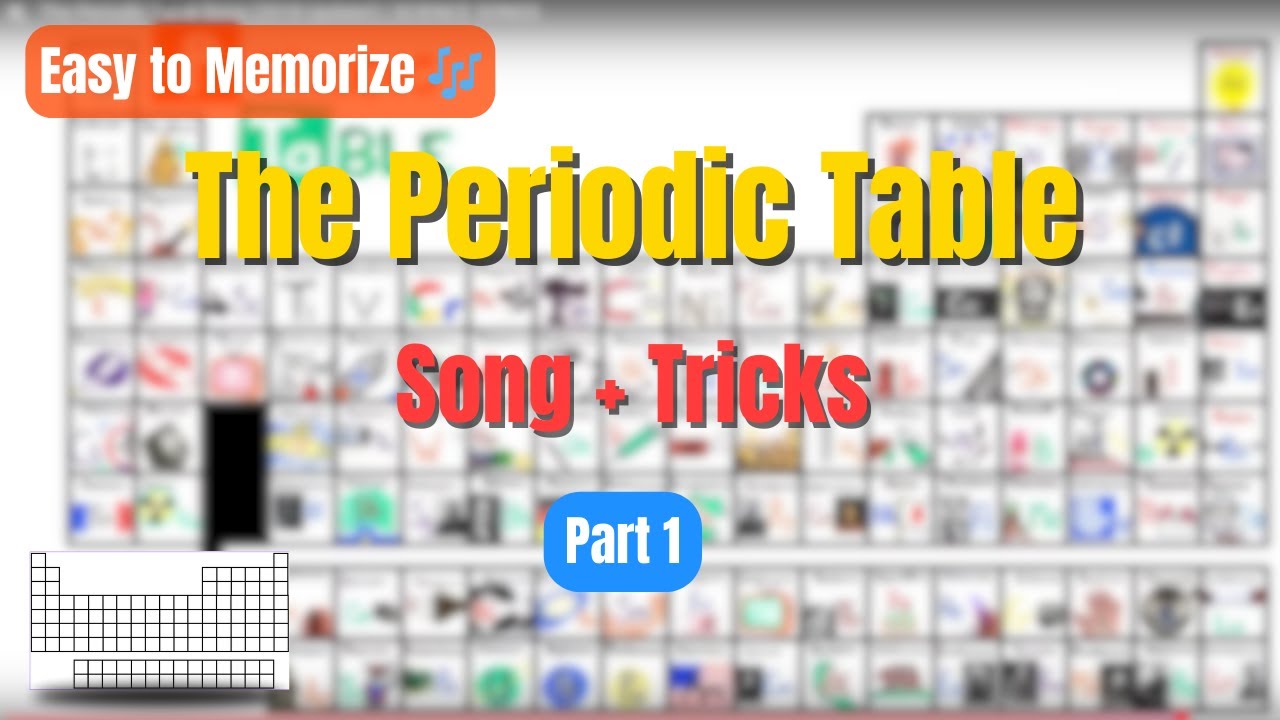 The Periodic Table Song + Tricks Part - 1 - YouTube
