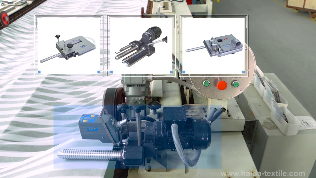 The running machine and its components for Stenter - YouTube