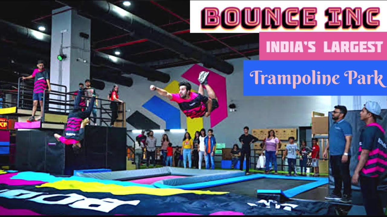 Bounce India’s Biggest Trampoline Park at Mumbai || Amazing Double ...