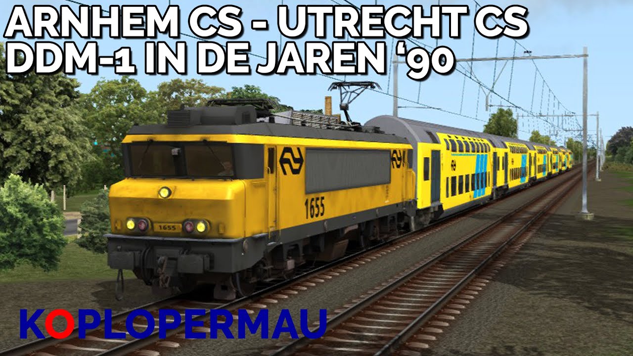 Train Simulator 2023: DDM-1 van Arnhem CS naar Utrecht CS! - YouTube