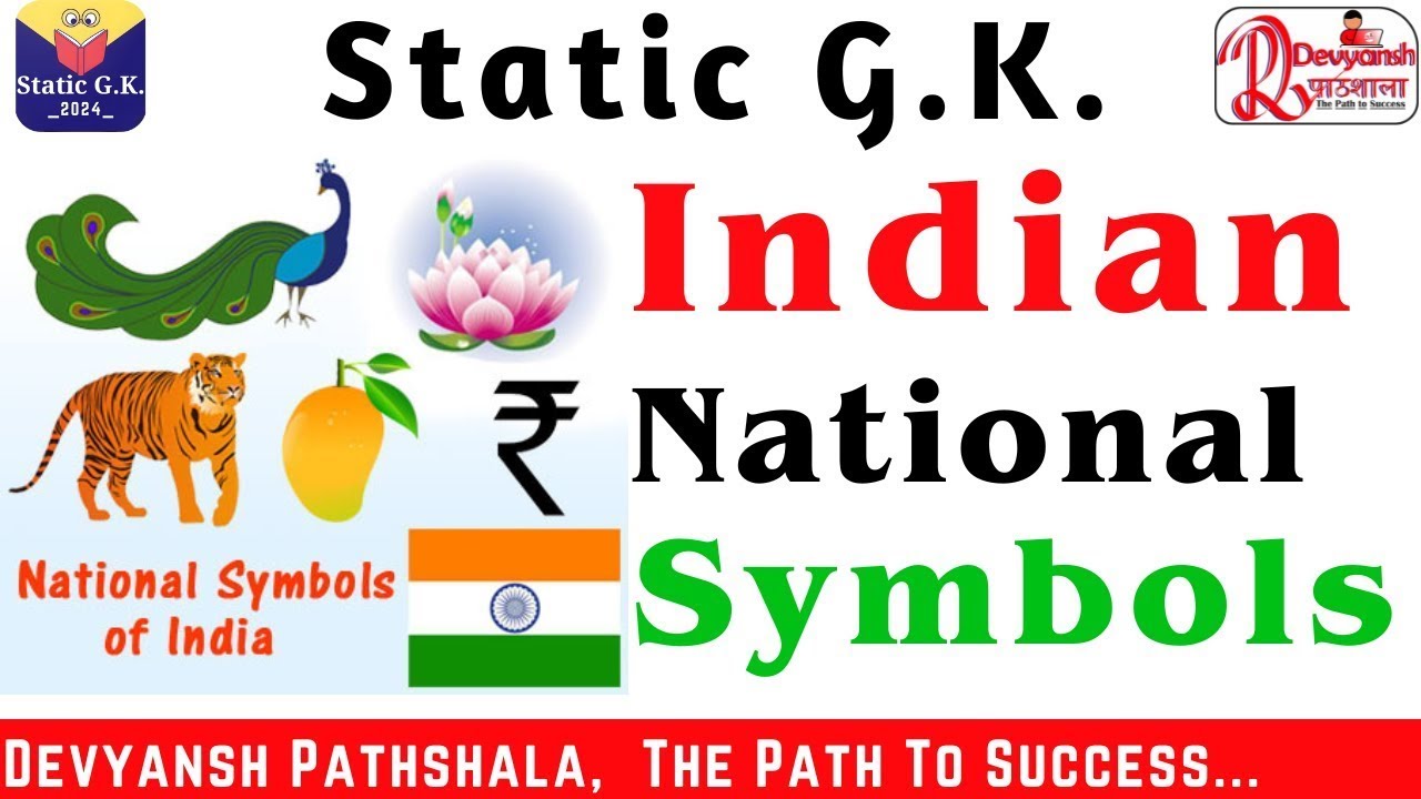 Static GK | Class 1 | Indian National Symbols | Static GK For UPSSSC ...