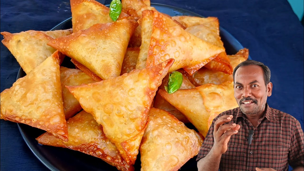 அசல் டீக்கடை சுவையில் சமோசா🔥😋Samosa recipe tamil | onion samosa ...