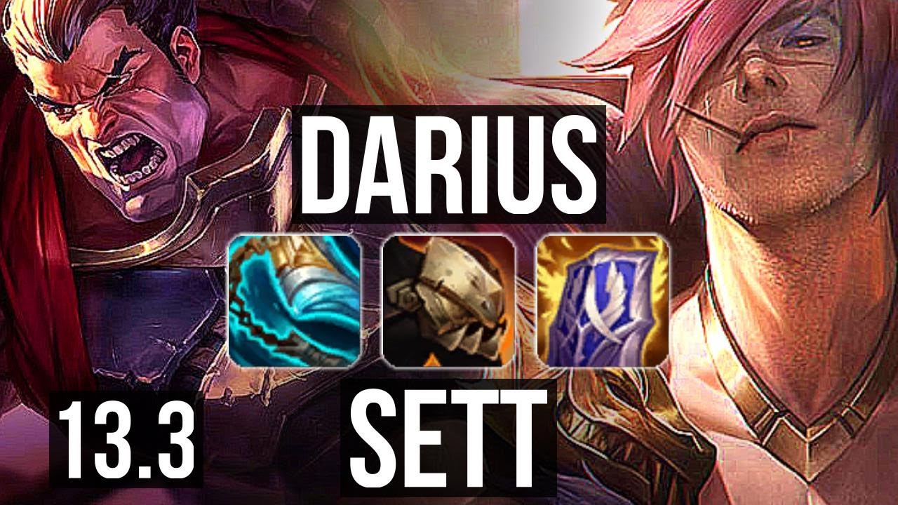 Darius Vs Sett Top 12 1 6 3 1m Mastery Legendary Kr Master 13
