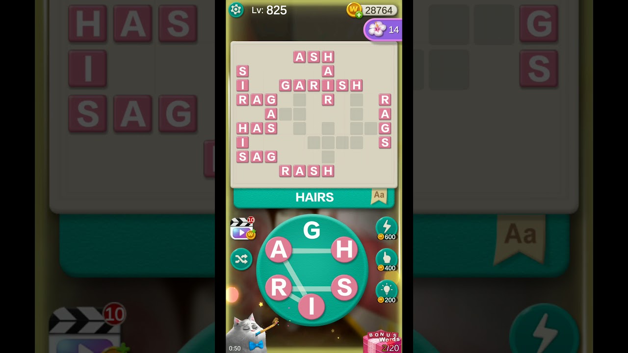 WORD VILLAS LEVEL 825 ANSWERS - YouTube