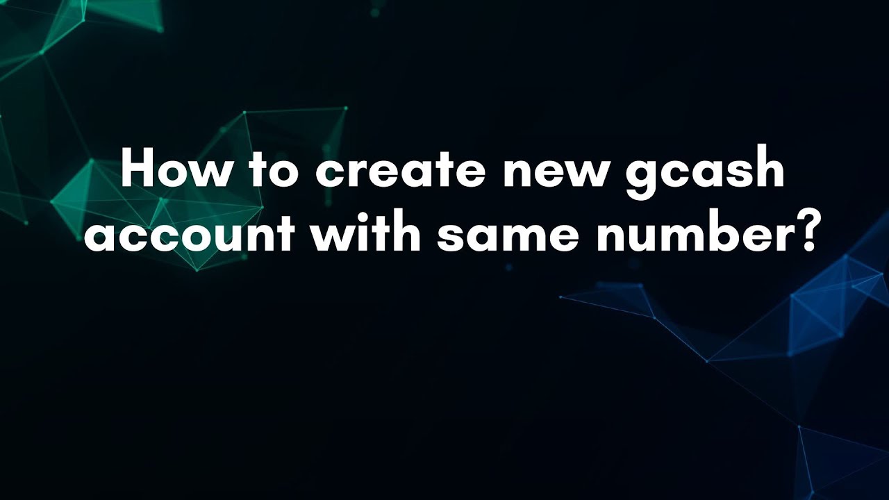 How to create new gcash account with same number? - YouTube