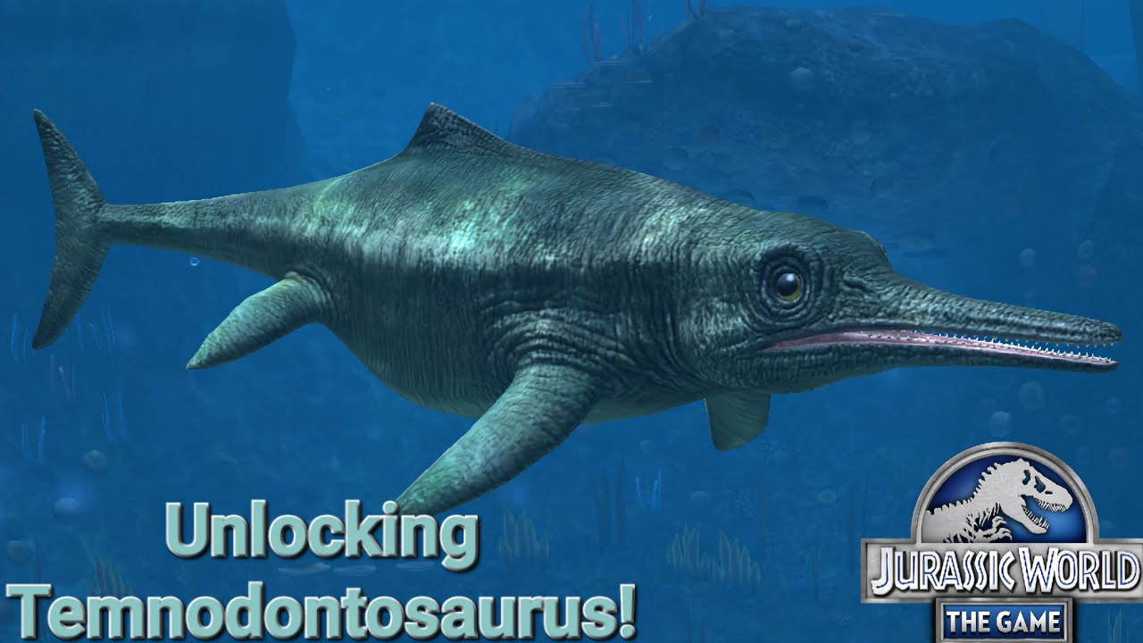 Unlocking Temnodontosaurus! (Jurassic World The Game) - YouTube