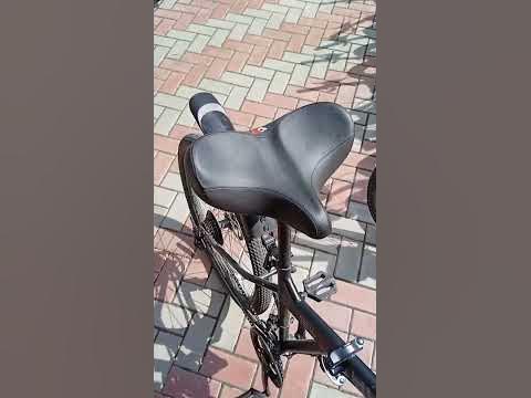 Сидушка на велосипед - YouTube