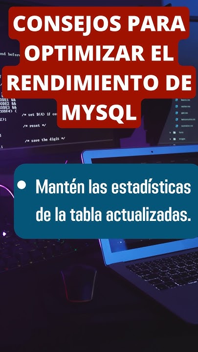 Cómo optimizar el rendimiento de MySQL - YouTube