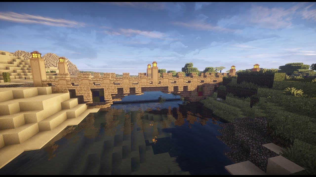 Let's Build Minecraft - Grenzbrücke - Bridge - YouTube