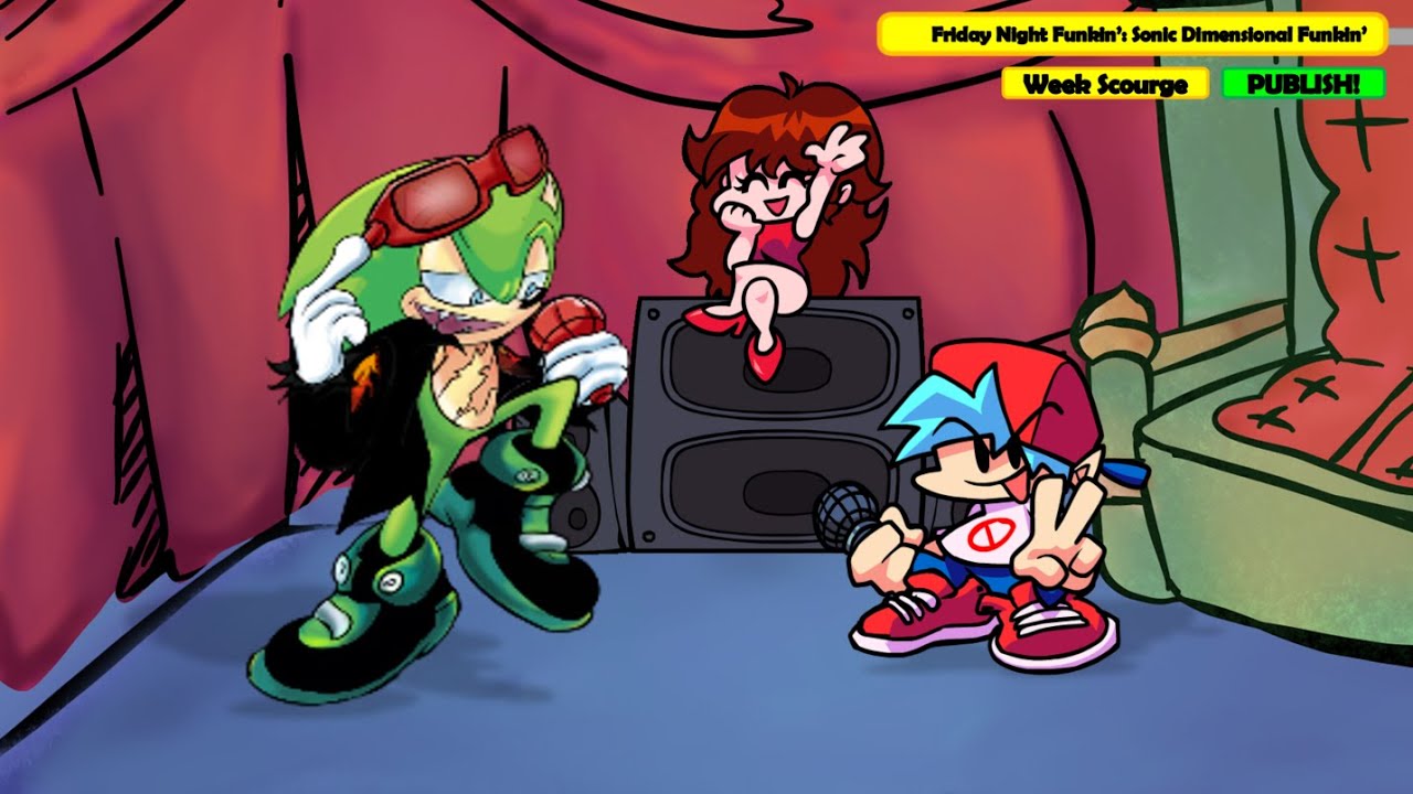 Friday Night Funkin': Sonic Dimensional Funkin': Vs. Scourge - Week ...