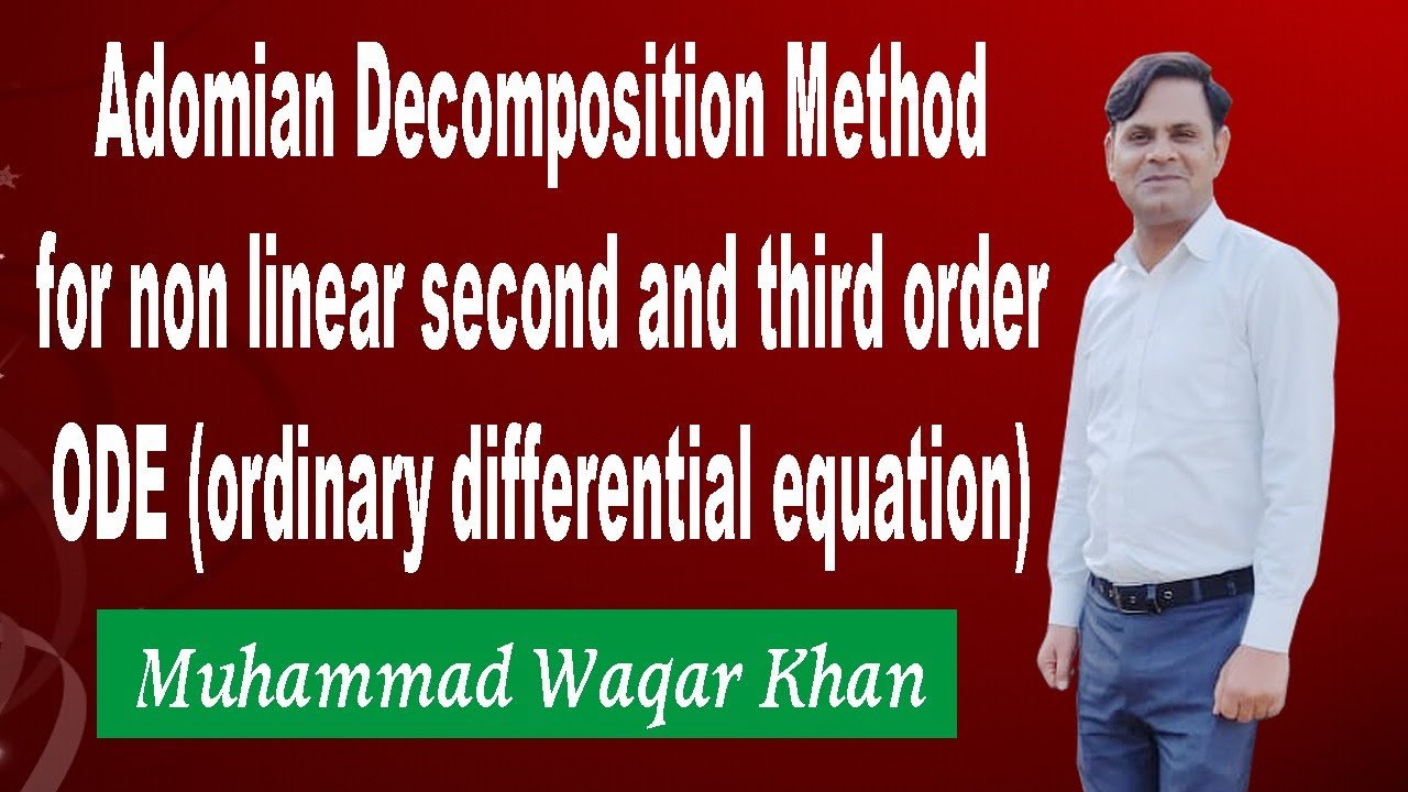 Adomian decomposition method for non linear second order pde(partial ...