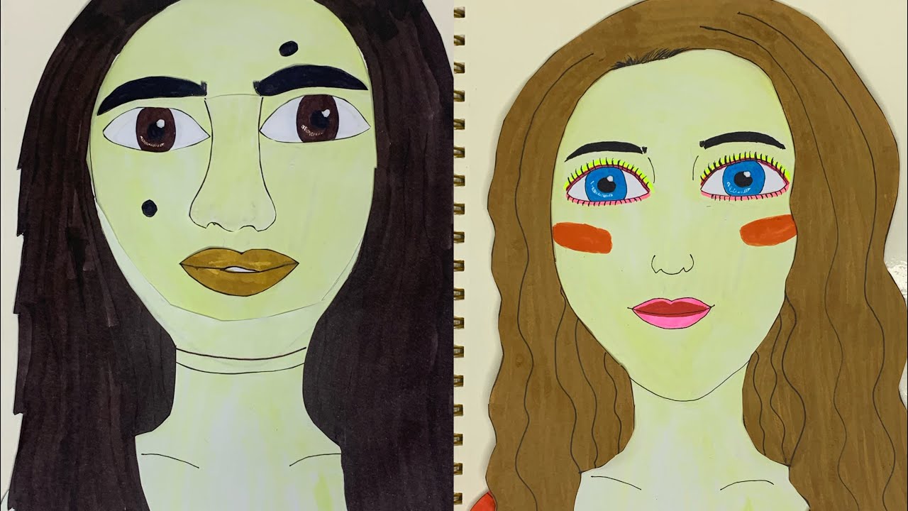 PAPERY DIY💸 FAT FACE TRANSFORM TO GORGEOUS FACE 💸 ASMR 💸 PAPER ARTS ...