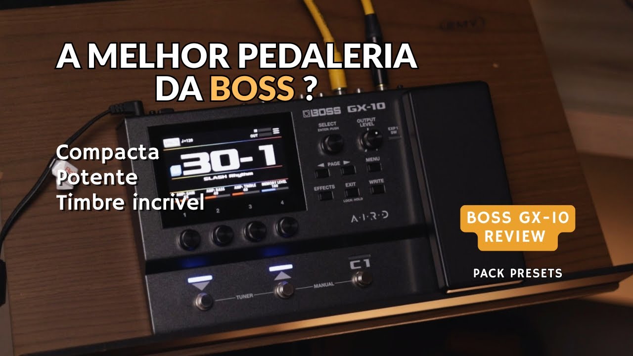 Essa é a MELHOR PEDALEIRA da BOSS? l Boss GX-10 - YouTube