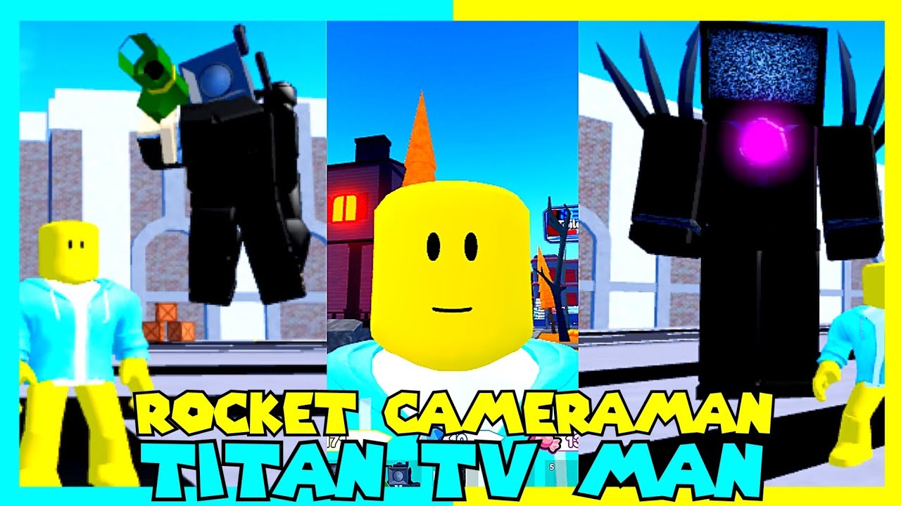 BANG RITOM PAKE ROCKET CAMERAMAN DAN TITAN TV MAN DI MEDIUM LEVEL ...