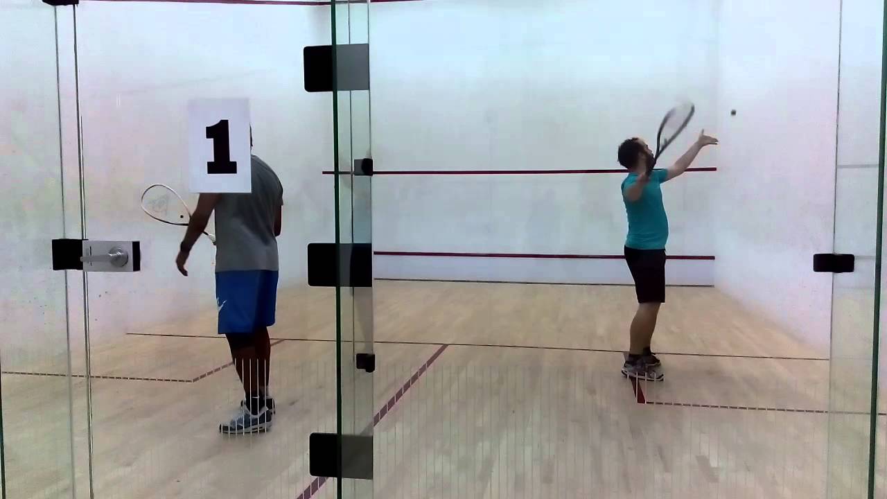 Squash Dubai - 27.01.2016 - Joseph's decisive volley - YouTube