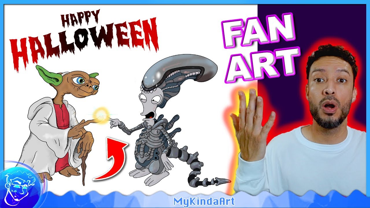 How to Draw Roger the Alien - American Dad - YouTube