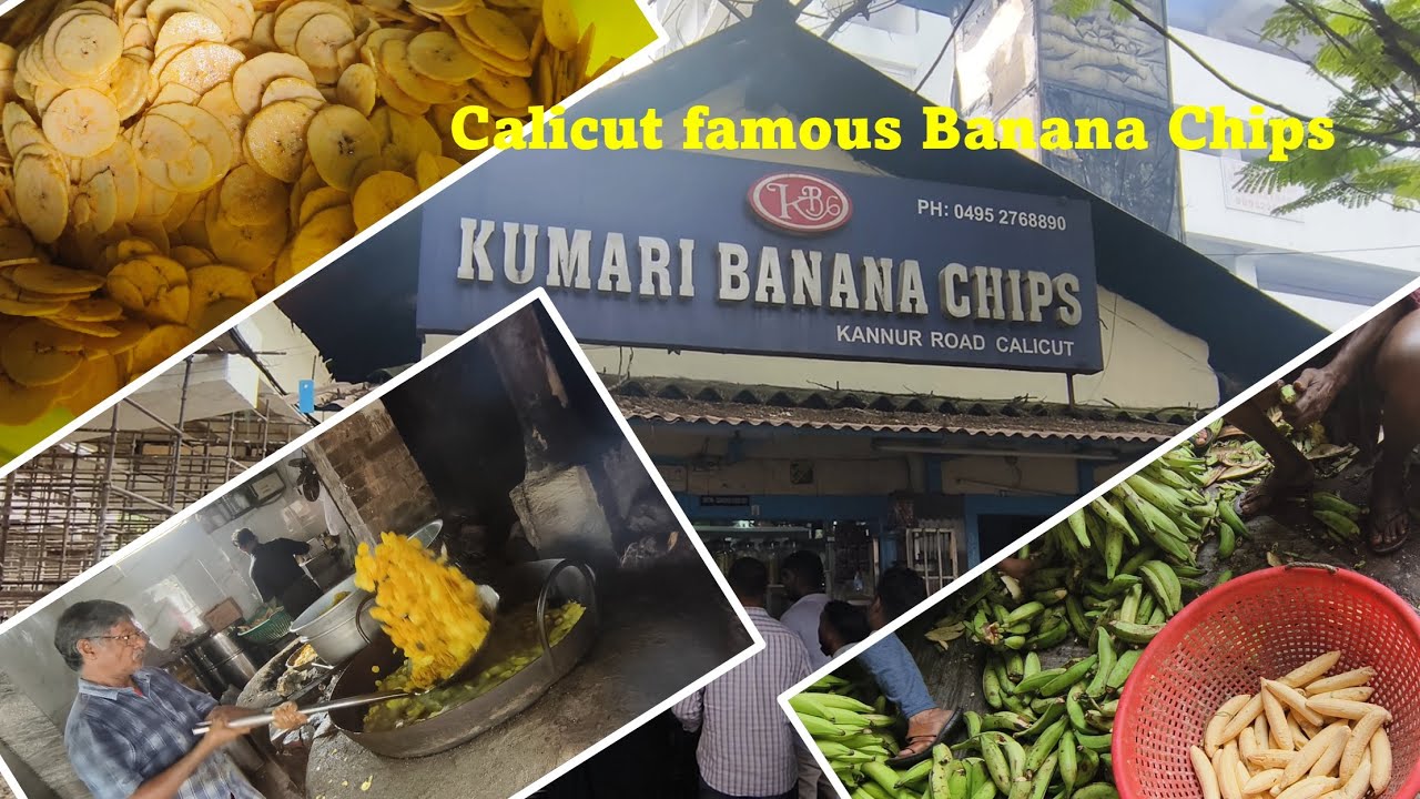 Calicut famous Banana Chips "Kumari Banana Chips" - YouTube
