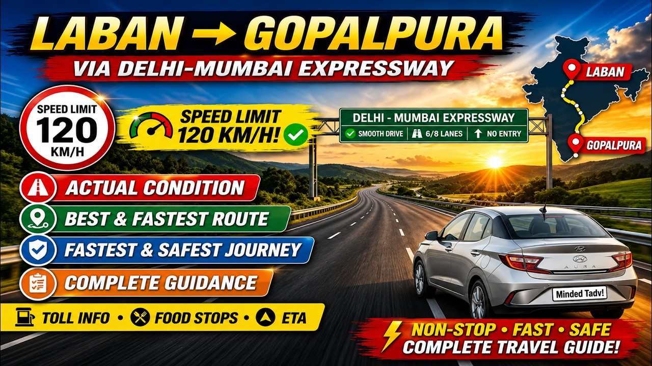 Laban to Gopalpura Interchange | Delhi Mumbai Expressway | NE4 | Latest ...