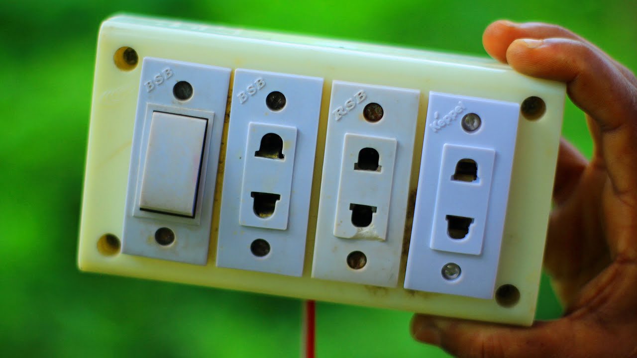 Socket Connection । Two Pin Socket Connection । সকেট সুইচ কানেকশন ...