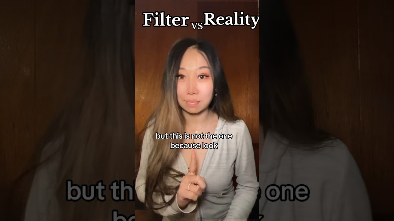 FILTER VS REALITY 💄 📱 #shorts - YouTube