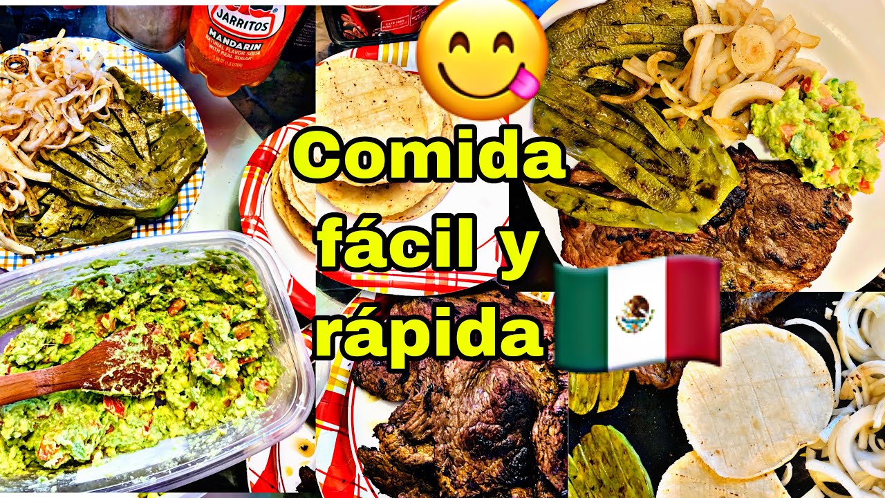 COMIDA* RICA Y FÁCIL DE HACER/COMIDA MEXICANA🇲🇽/MENU DE EL DÍA ...