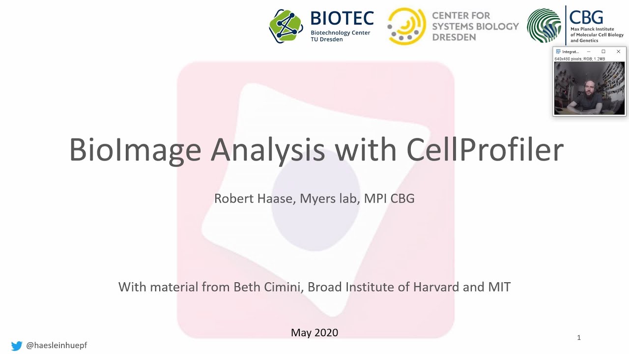 05a BioImage Analysis with Cell Profiler - YouTube