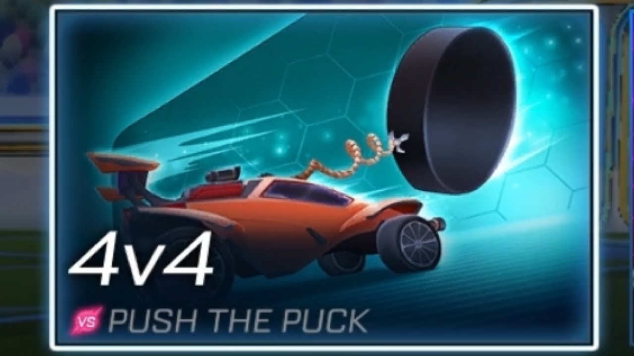 Mi primera partida del nuevo modo Push the Puck (Rocket League) - YouTube