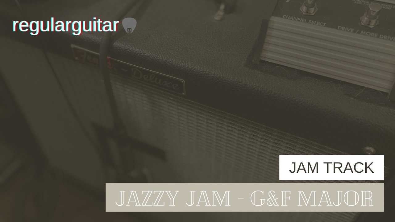 Jazzy Jam Track - G & F Major - YouTube