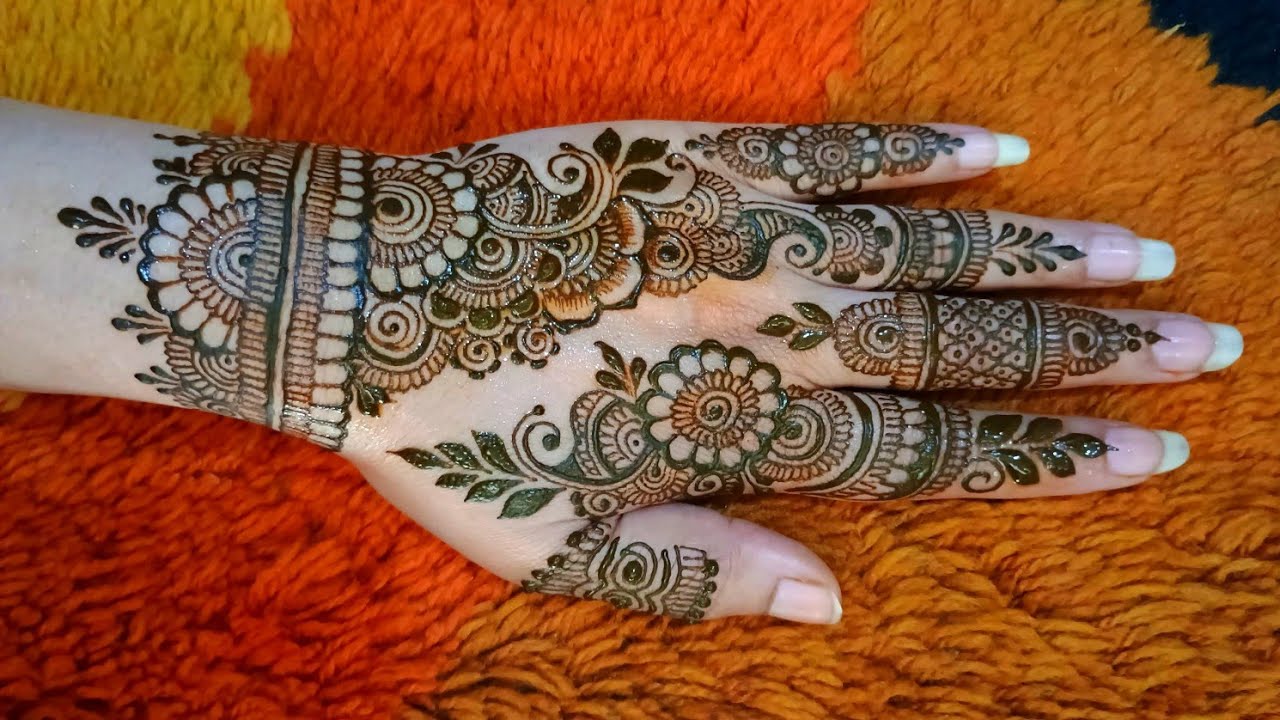 Simple mehndi design new |mehandi kadesign |mehndi design |mehandi ...