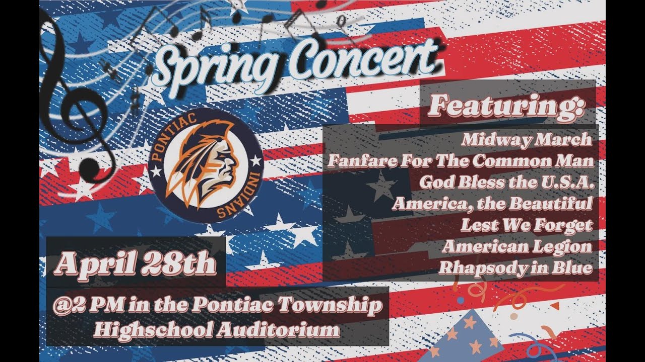 Spring Band Concert - Pontiac Township High School - 4.27.2024 - YouTube
